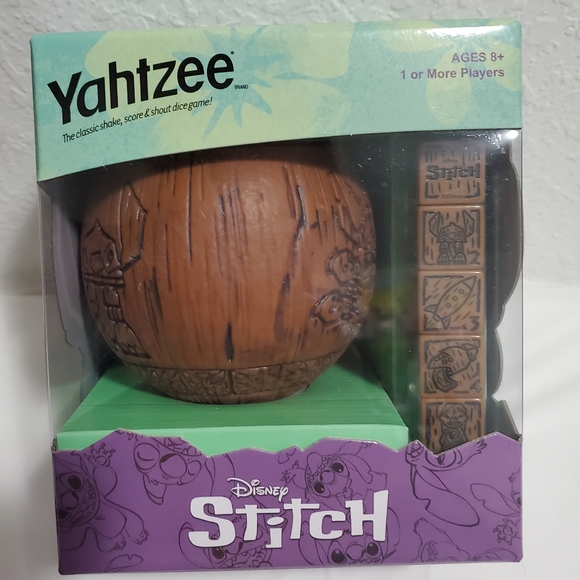 Hasbro | Toys | Disney Stitch Yahtzee Game | Poshmark